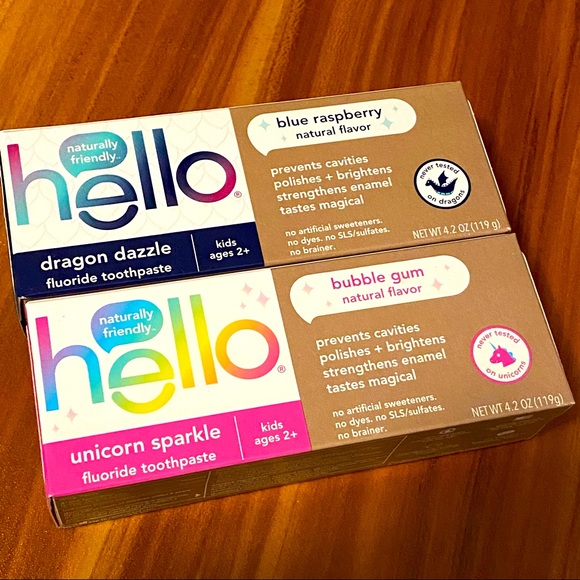 Bath, Skin & Hair | Pair Of Hello Kids Toothpastes | Poshmark